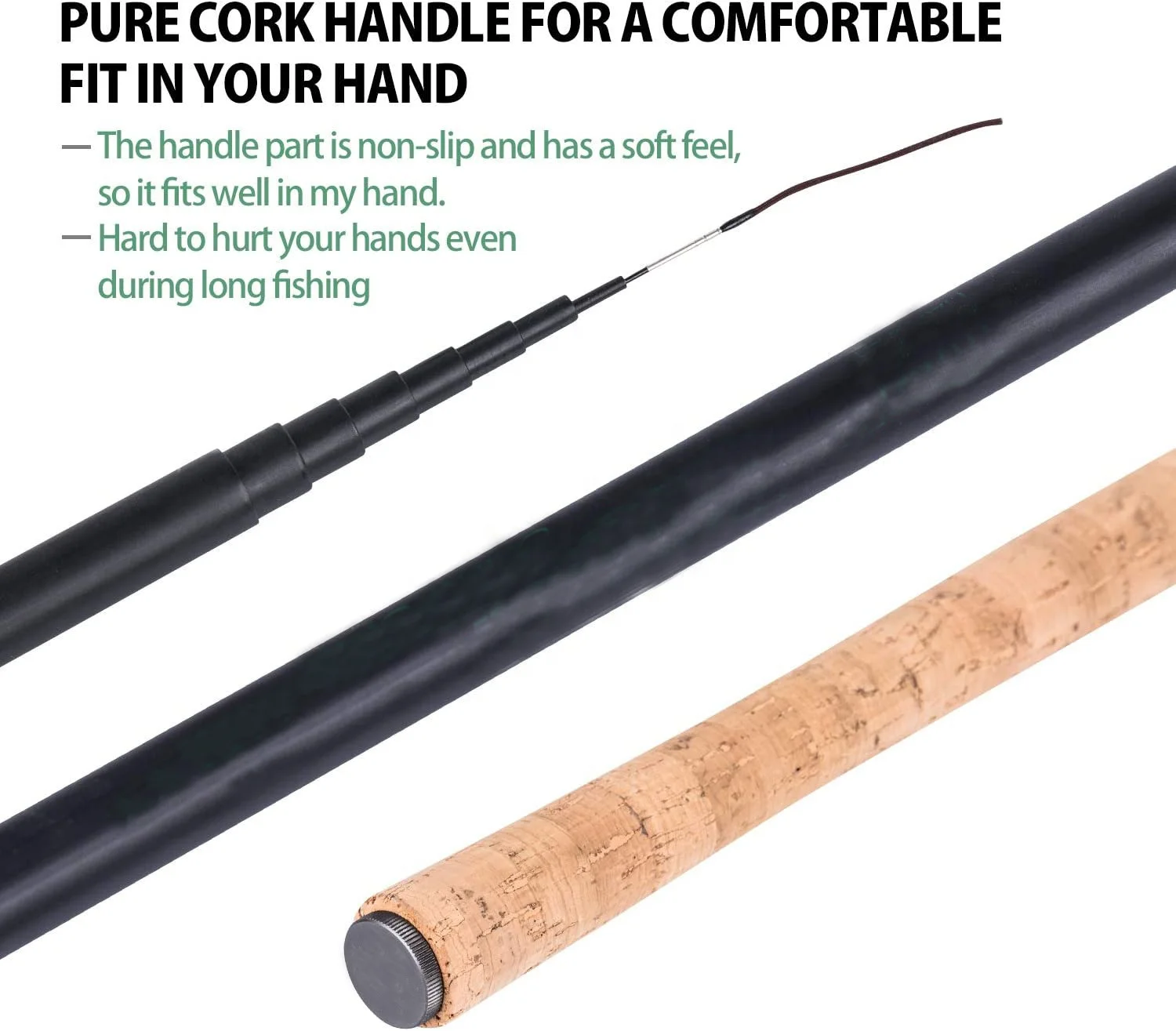 High Carbon Power Hand Pole Fishing Rod Ultrahard Superlight Strong ...