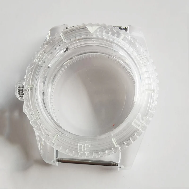 40mm Watch Assembly with NH35/NH36 Movement & Transparent Case
