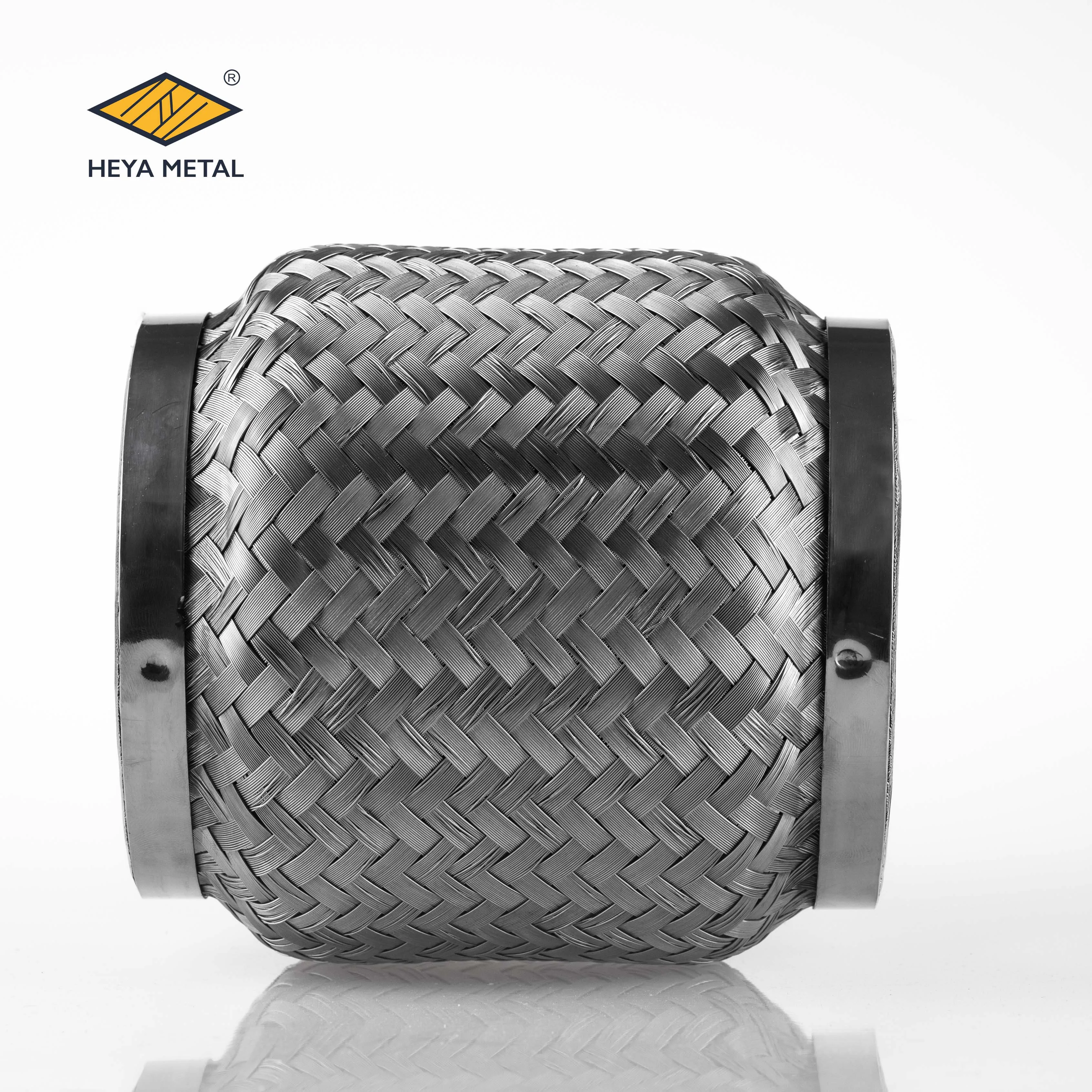 Ss201 Outer Braid Stainless Steel Exhaust Flexible Pipe With Interlock ...