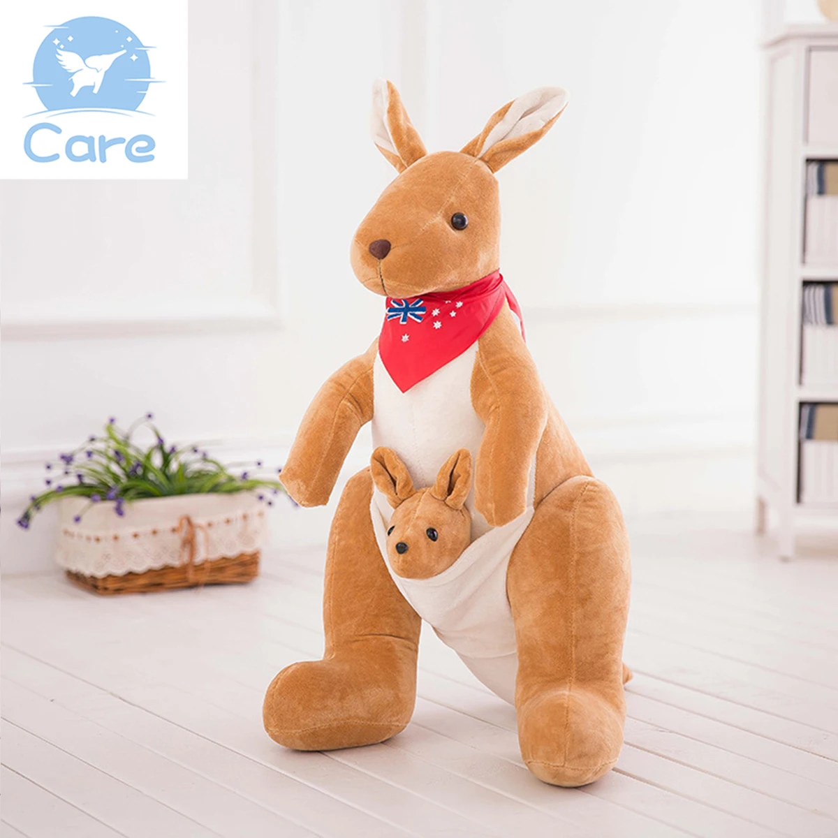 Australian Mother And Child Kangaroo Plush Soft Toy Holiday Gifts Stuffed&plush Toys Doll Plush ...