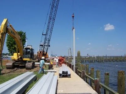 FRP Sheet Piling - Durable, Lightweight Waterproof Material