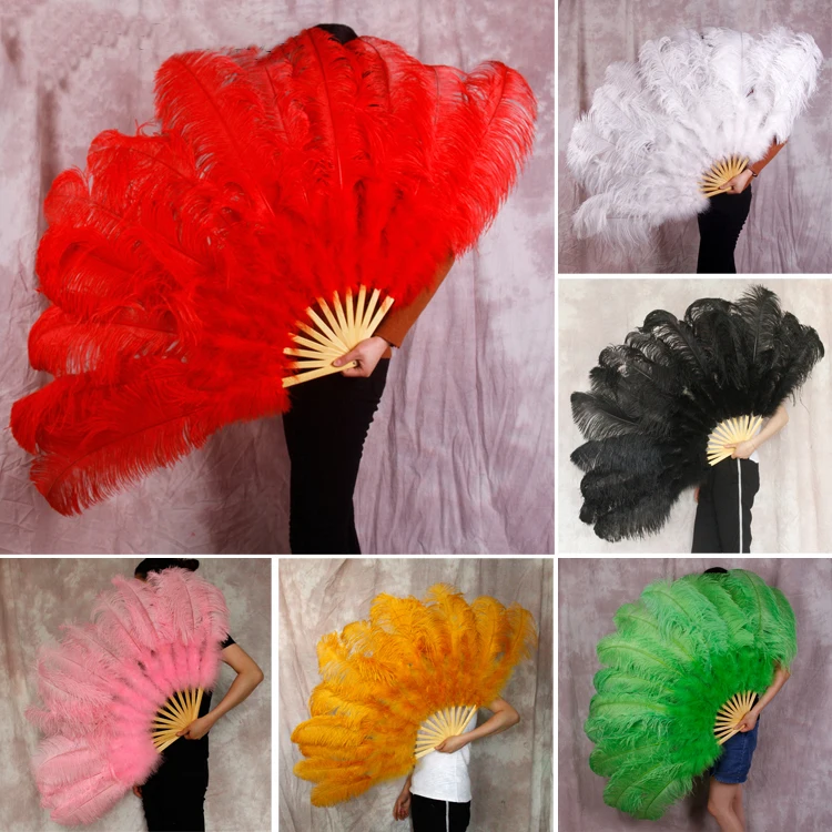 Egyptian Fan - High Quality Ostrich Feather Fans for Dancing