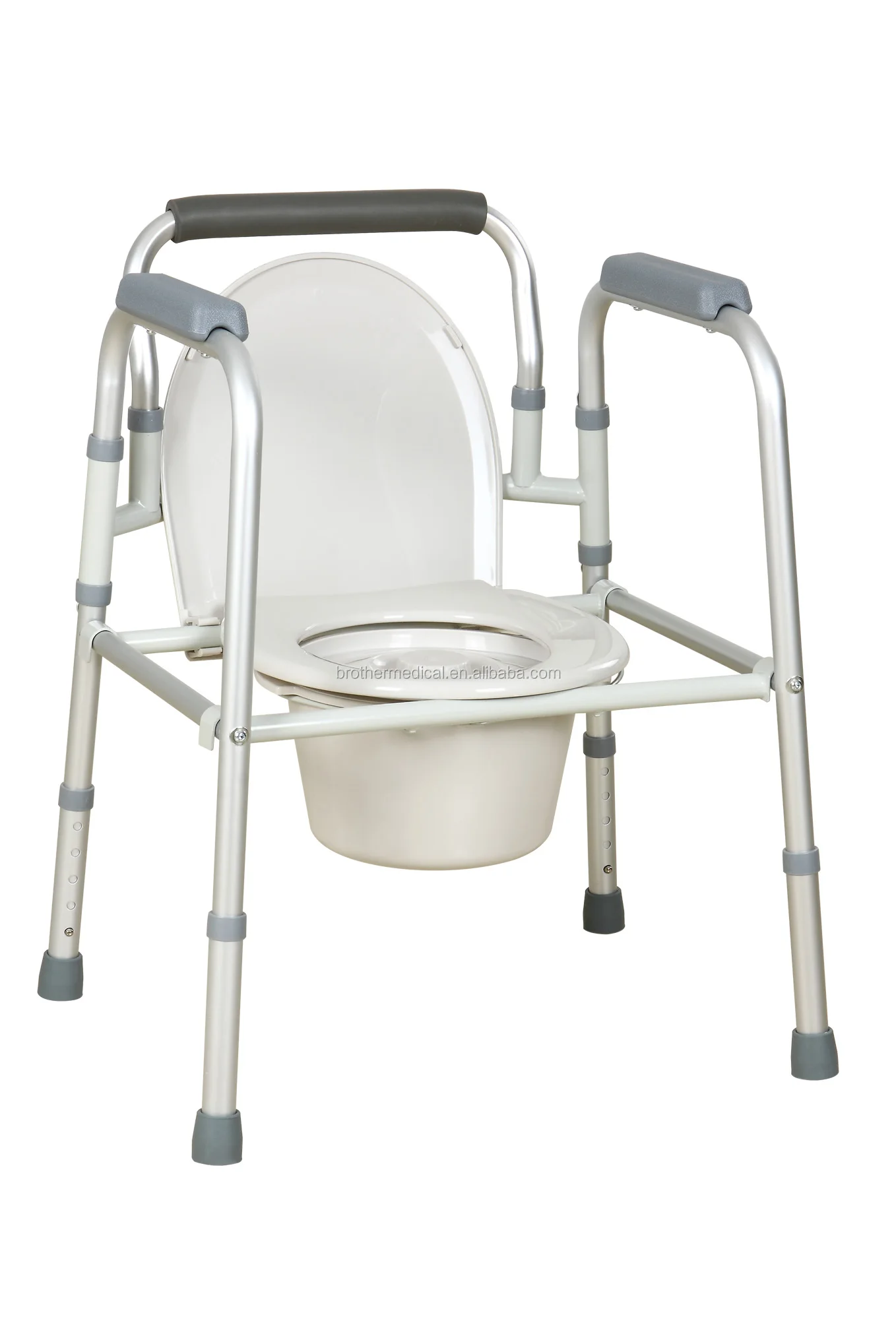 Portable Commode Chair Potty Toilet Commode Manual Chair For Wholesales ...