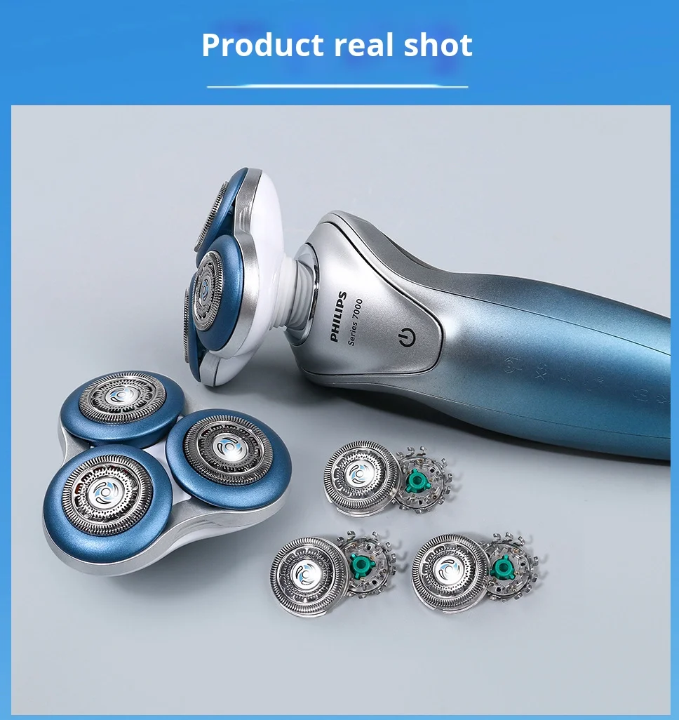 For Philips Shaver Accessories Whole Head Single Edge Blades for S7000 ...