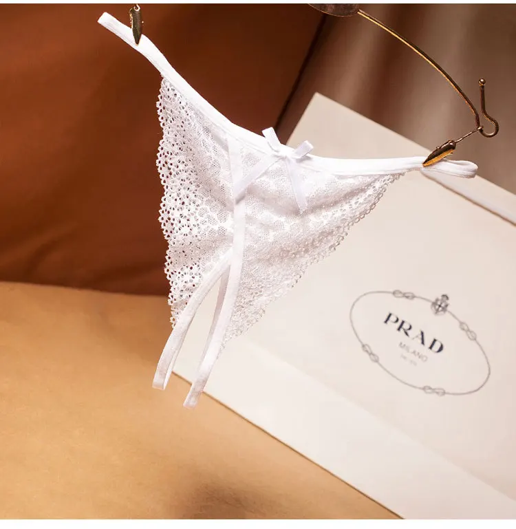 Wholesale Ladies Sexi Panti G String Lace G-string Transparent Lingerie ...
