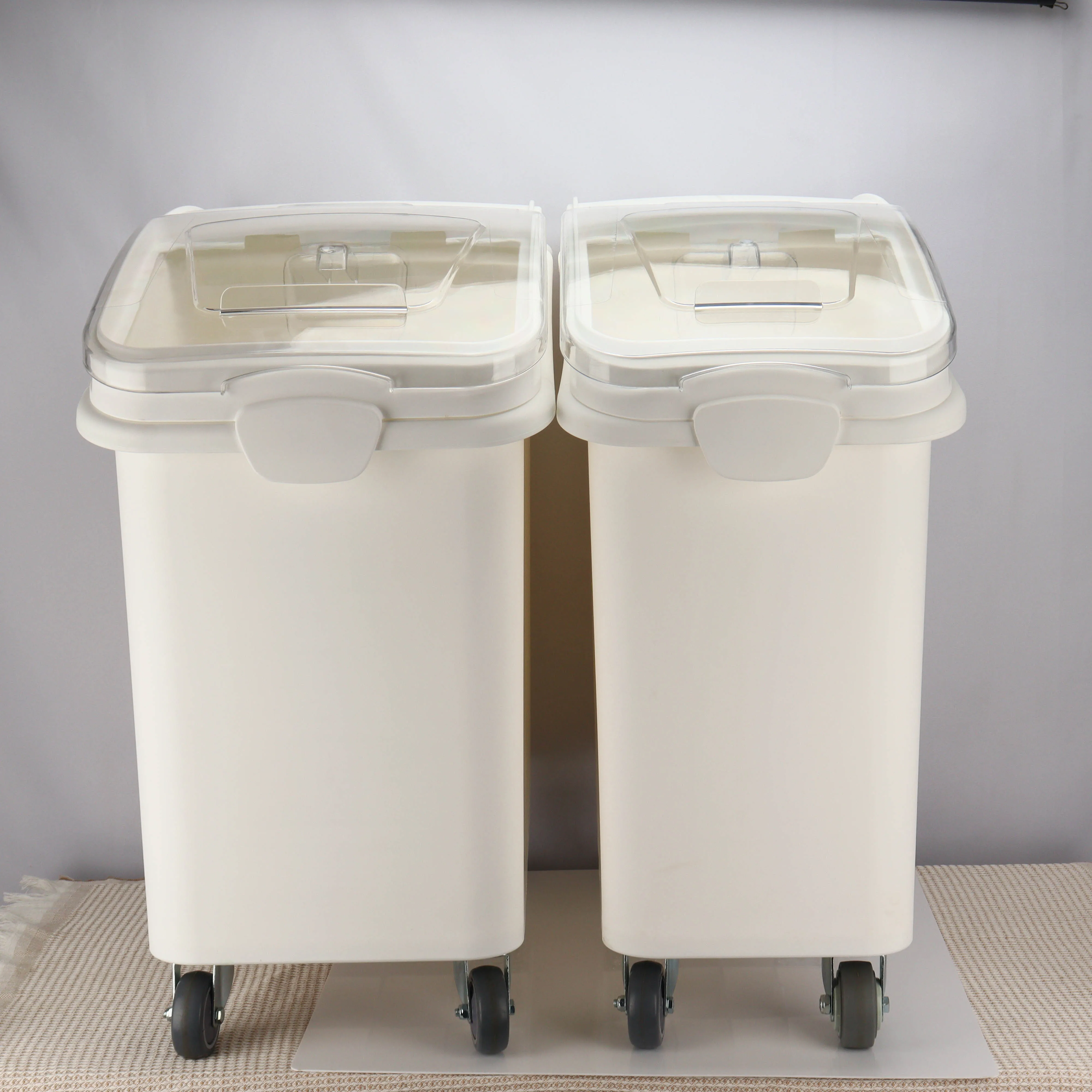120L Plastic Storage Flour Bins - Durable & Efficient