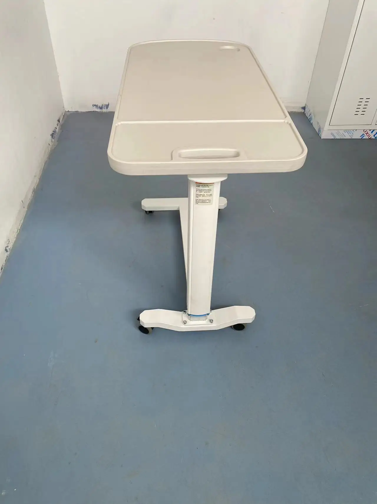 Adjustable Hospital Dining Table High Quality Over Bed Table Medical ...