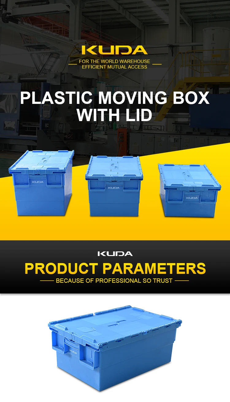 KUDA 600-360A-XCWLX Plastic Logistics Box - High Strength Storage