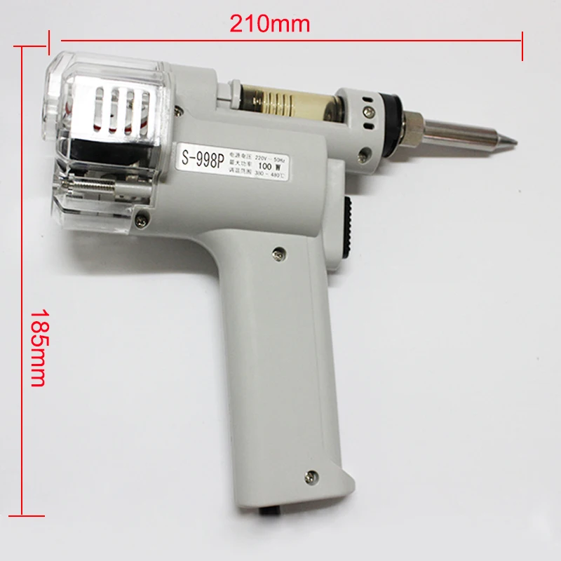 110/220v 100w S-998p Electric Dual Air Pump Vacuum Pump Solder Sucker ...