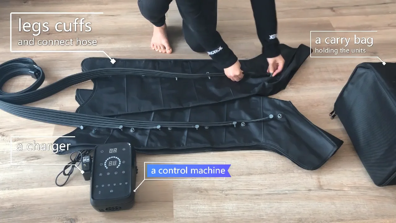 Rechargeable Athletes Recovery Boots Pressotherapy Lymph Drainage ...