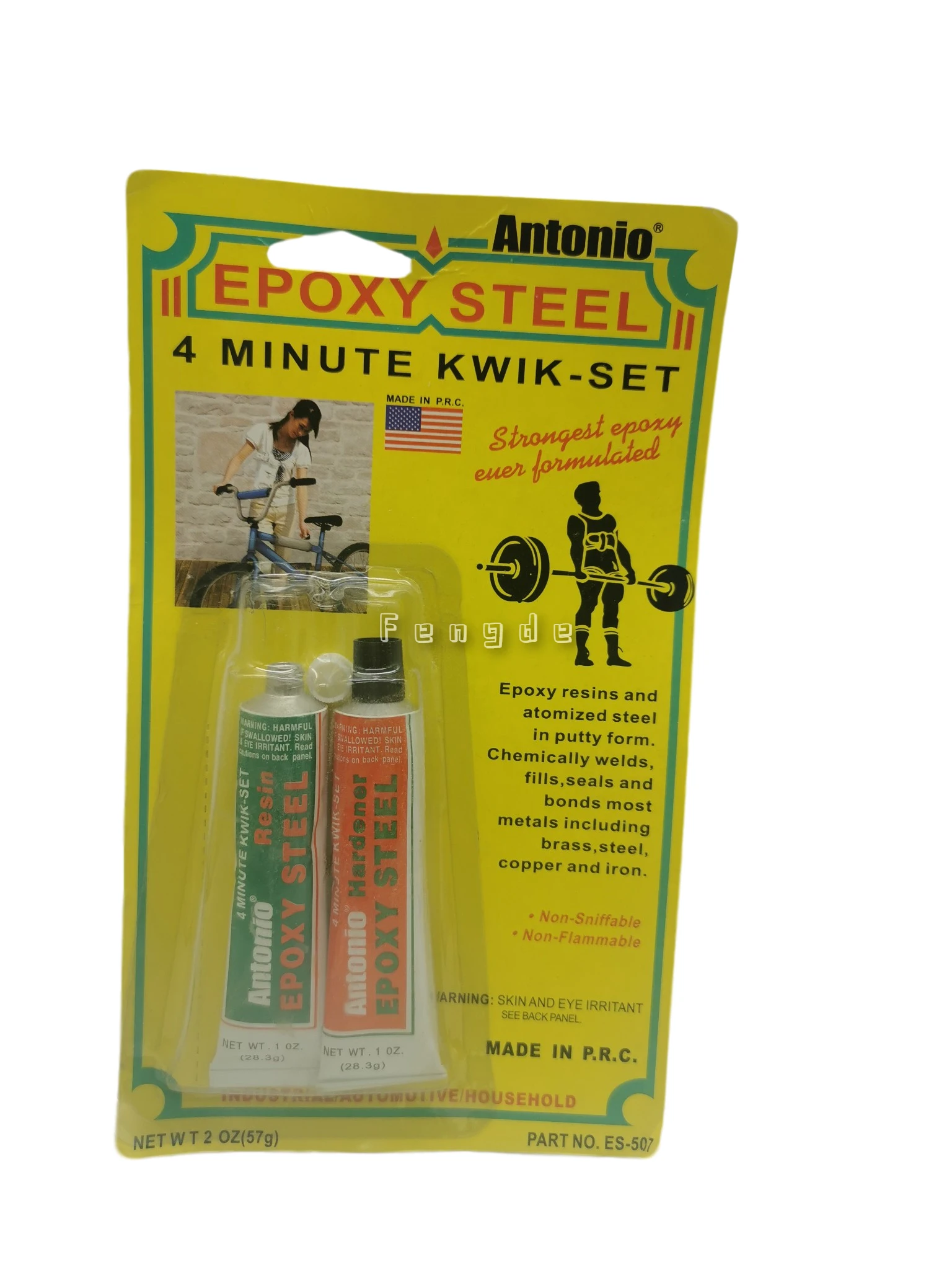 Weld Original Cold Weld Steel Reinforced Epoxy Compound Ab Glue Metal ...