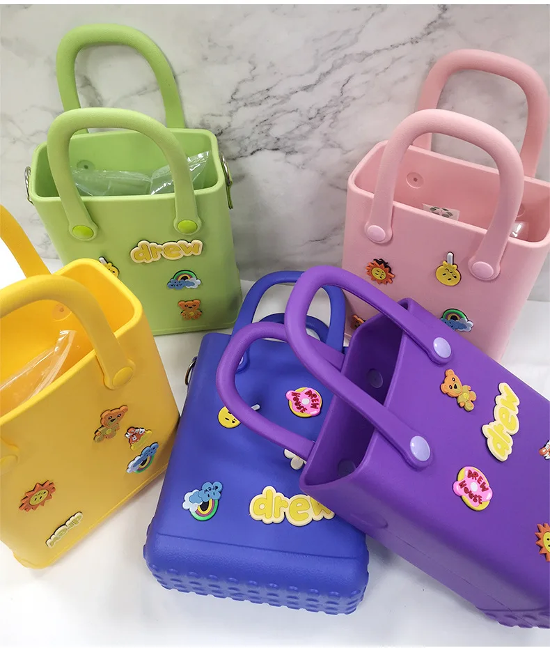 Croc Bag with Holes Waterproof EVA Custom Summer Handbag