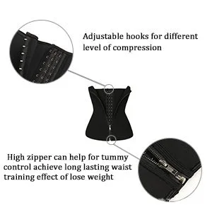 Wholesale Front Zipper with Hooks Adjustable Women Tummy Control Waist ...