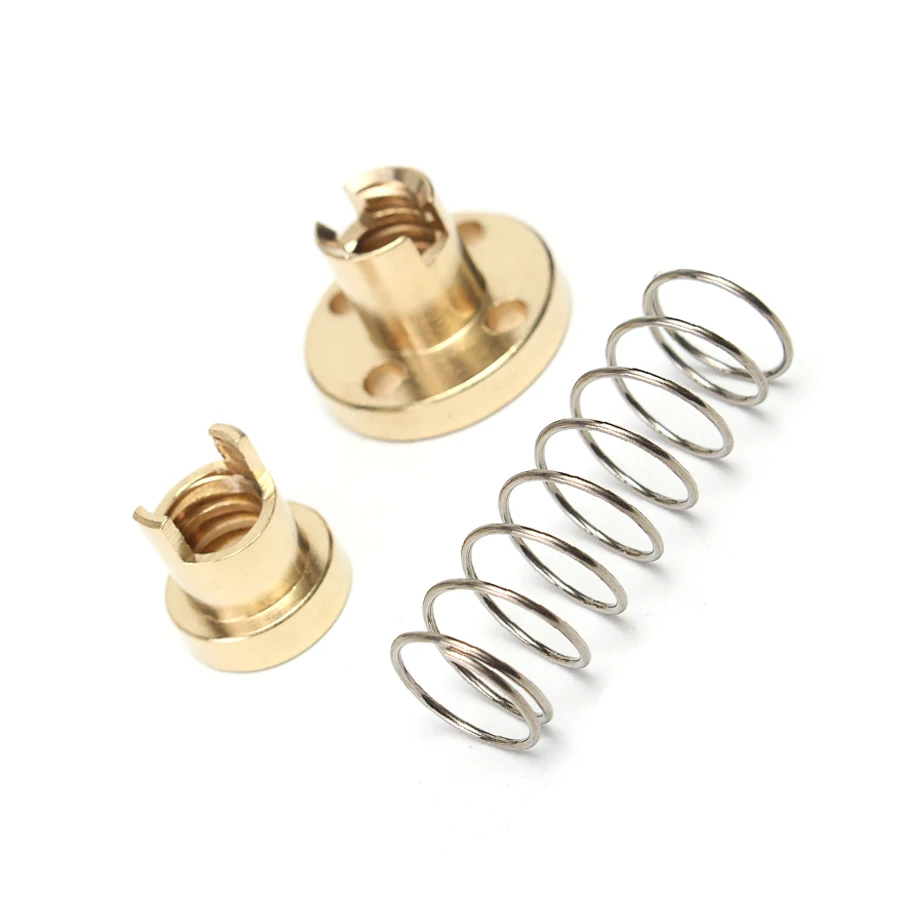 T8 Anti Backlash Spring Loaded Nut Elimination Gap Nut For 8mm Acme ...