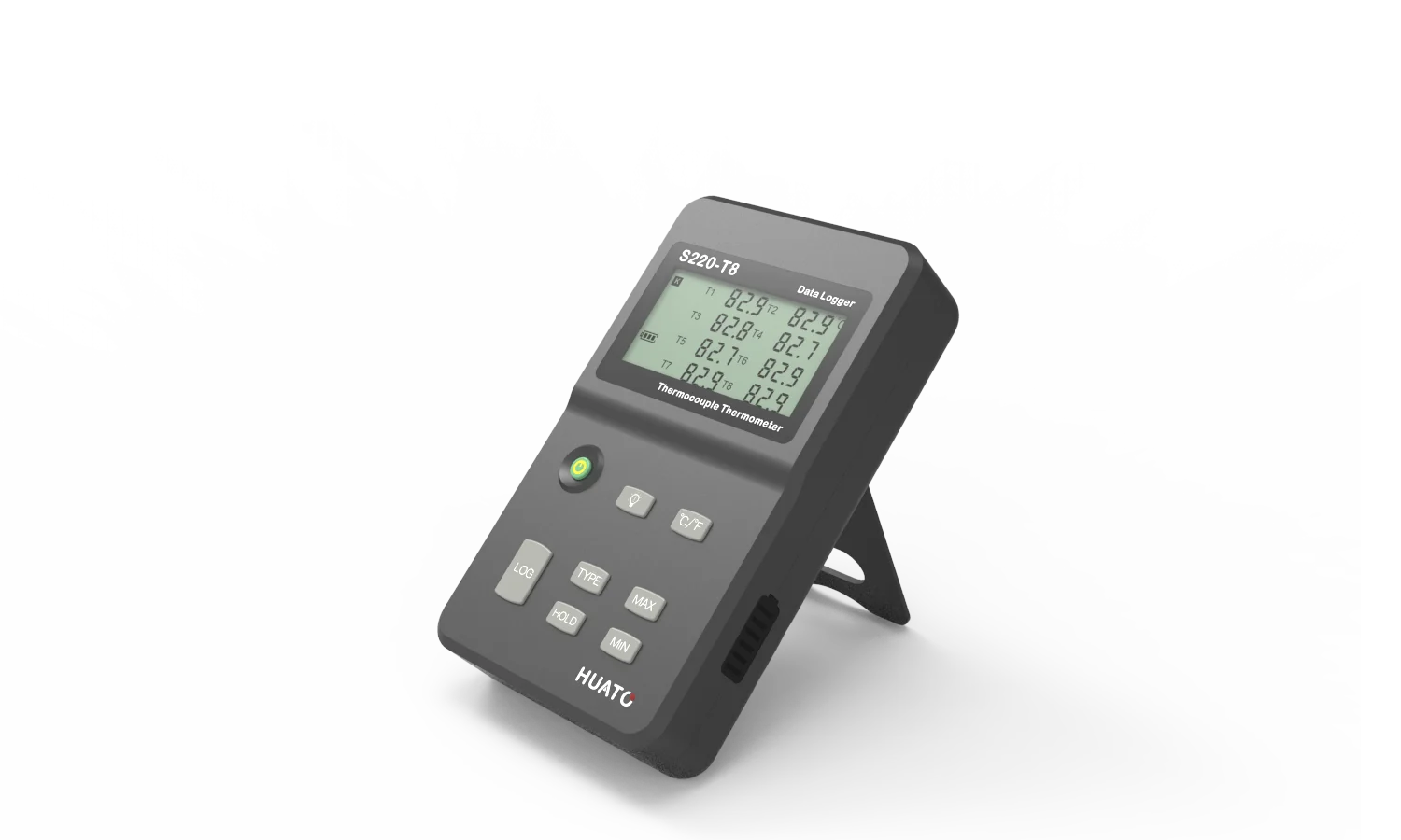 8 Channel Thermocouple Thermometer Data Logger With K,Type Probe - Buy ...