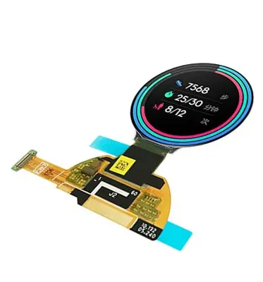 Original AUO 1.2 Inch Circular OLED Screen for Smart Watch