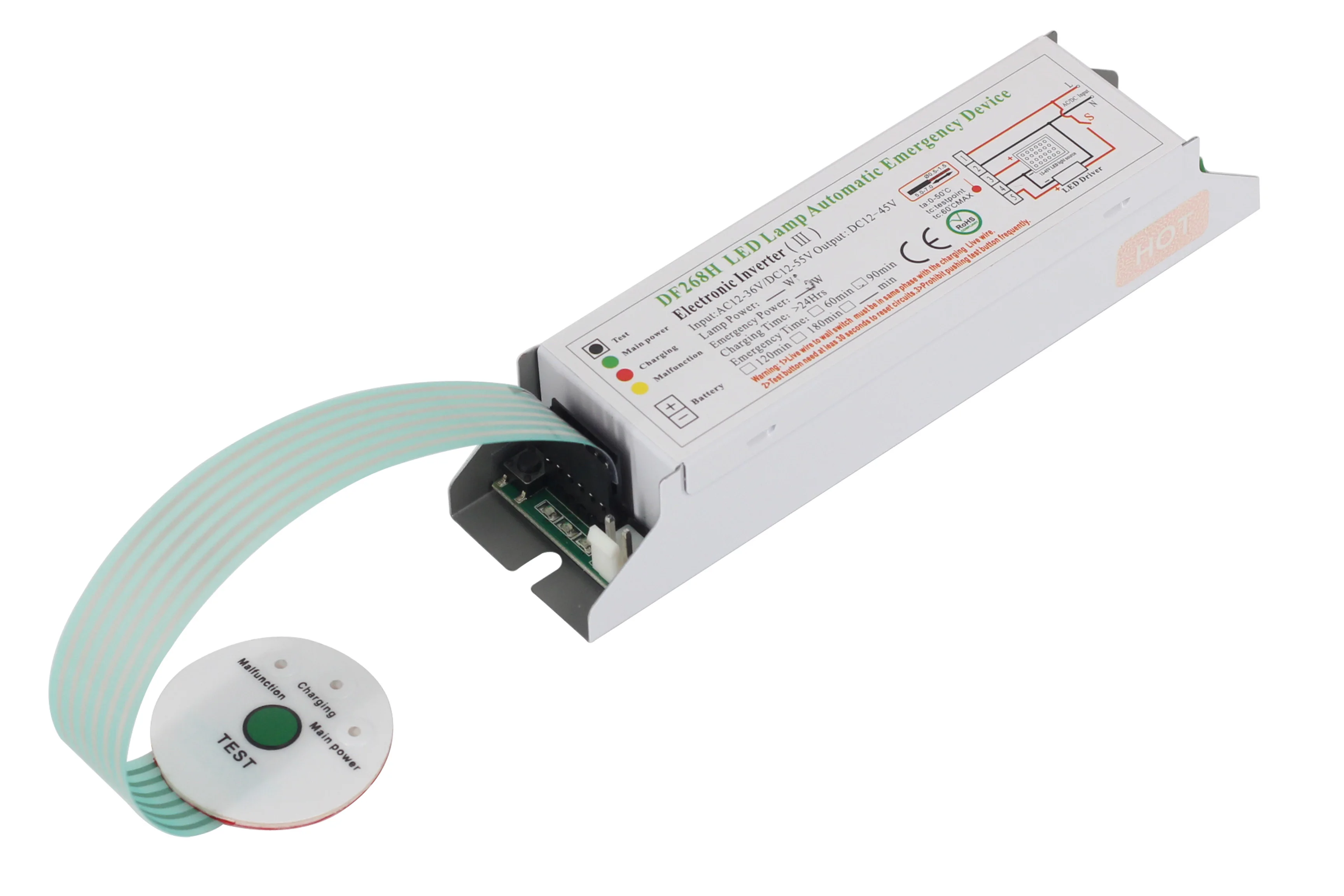 DC/AC 24V 36V Input LED Emergency Downlight Panel Light