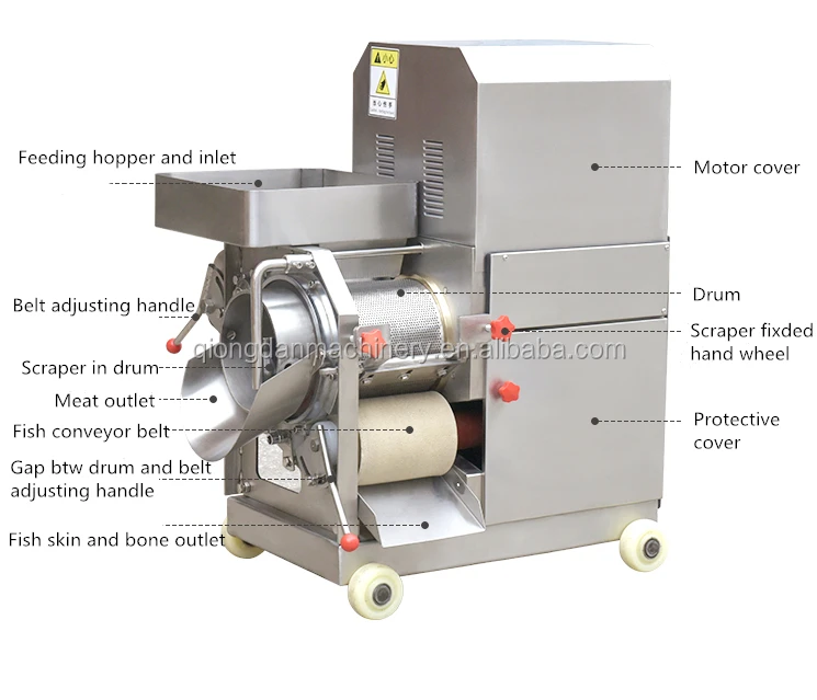 Fish Pin Bone Remover Machine - Efficient Crab Meat Extractor