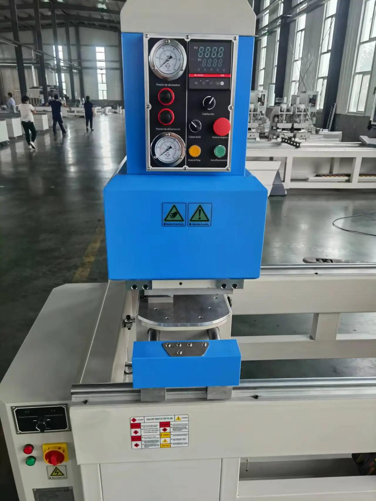 Upvc Pvc Two Head Seamless Welding Machine for Pvc Window Door