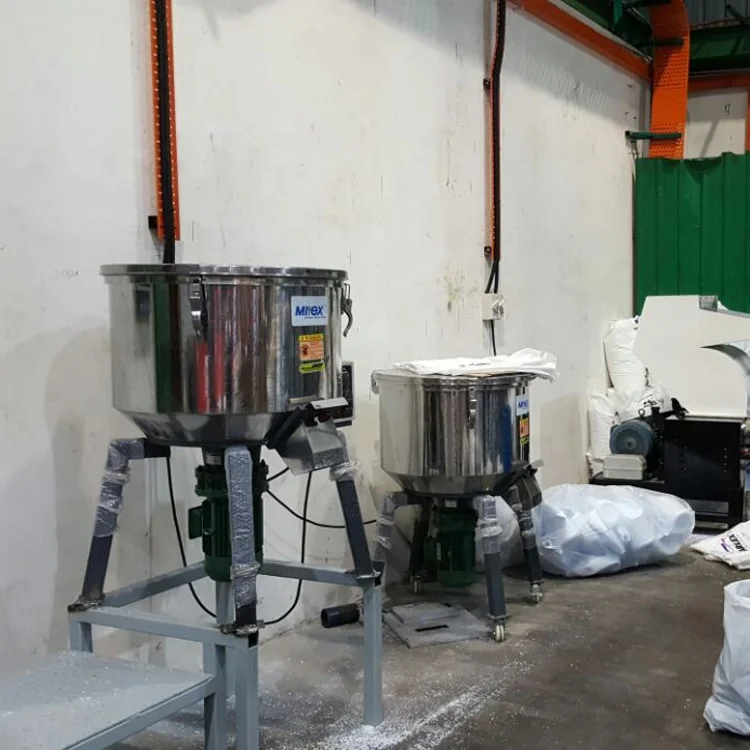 Injection Molding Plastic Granules High Speed Vertical Color Mixer ...