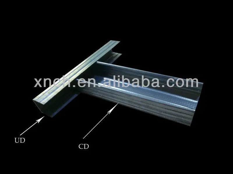 Gypsum Drywall Metal Profiles CW, UW, CD for Ceiling Grid - Durable ...
