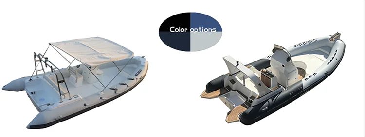 23ft Rib 700 12 Capacity Catamaran Hypalon Rib Inflatable Boat For Sale ...