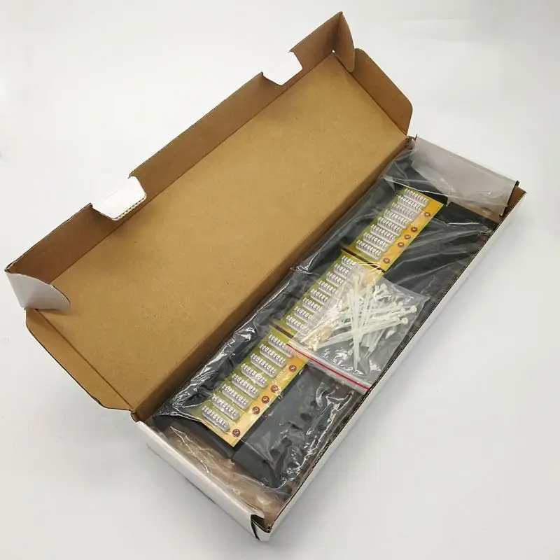 Wholesale Cat6 Shielded Patch Panel 24-port 1u 90 Degree Top-entry ...