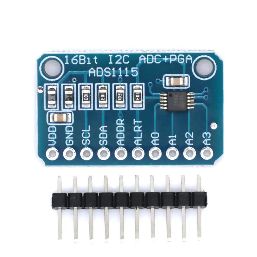 Ads1115 Module 16 Bit I2c Adc 4 Channel With Pro Gain Amplifier Rpi Adc Ultra-compact 16 ...