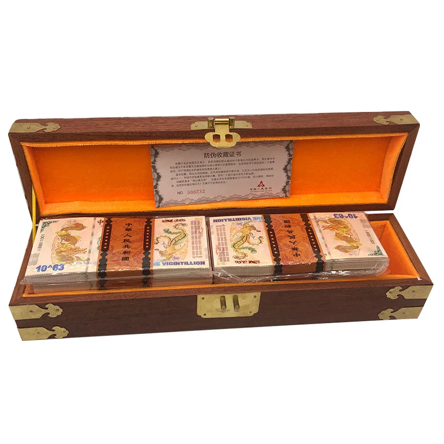 1000 Pcs Chinese Dragon and Phoenix Dragon Carving Banknote