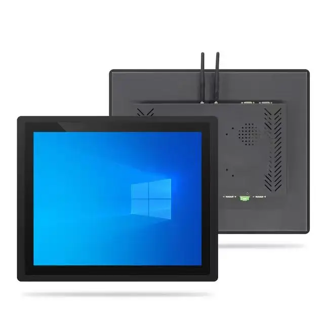19 Inch Industrial Embedded All In One Computer Metal Case Capacitive ...