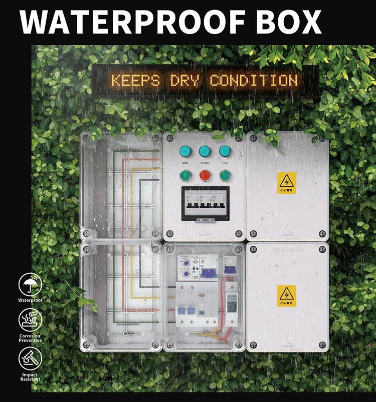 Saipwell Custom Project Box - Waterproof Junction Enclosure