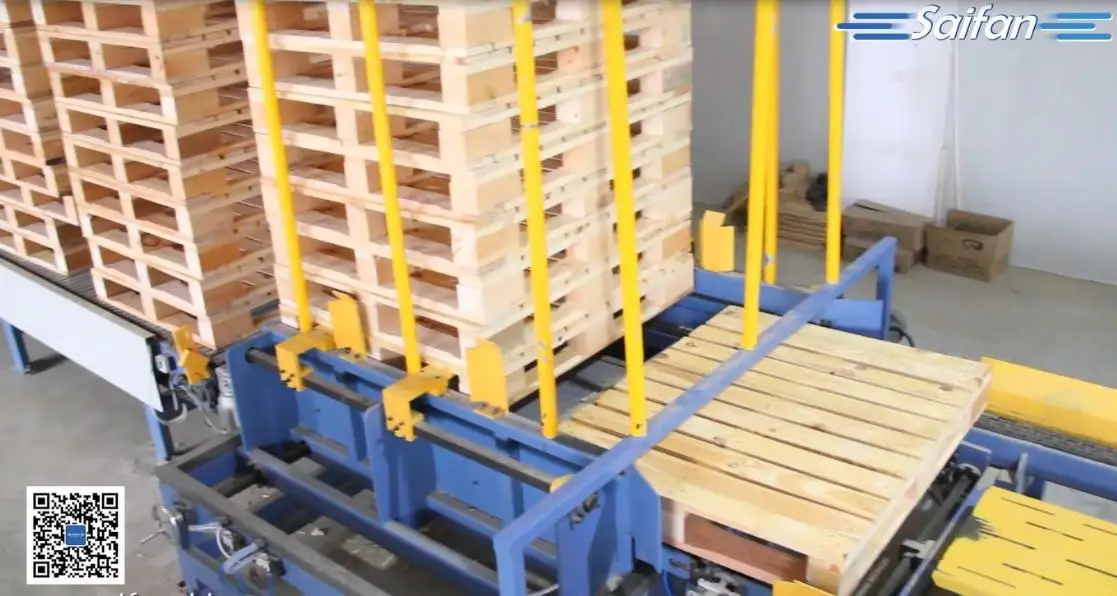 High Efficiency Euro Block Wood Pallet Automatic Production Line - Buy ...