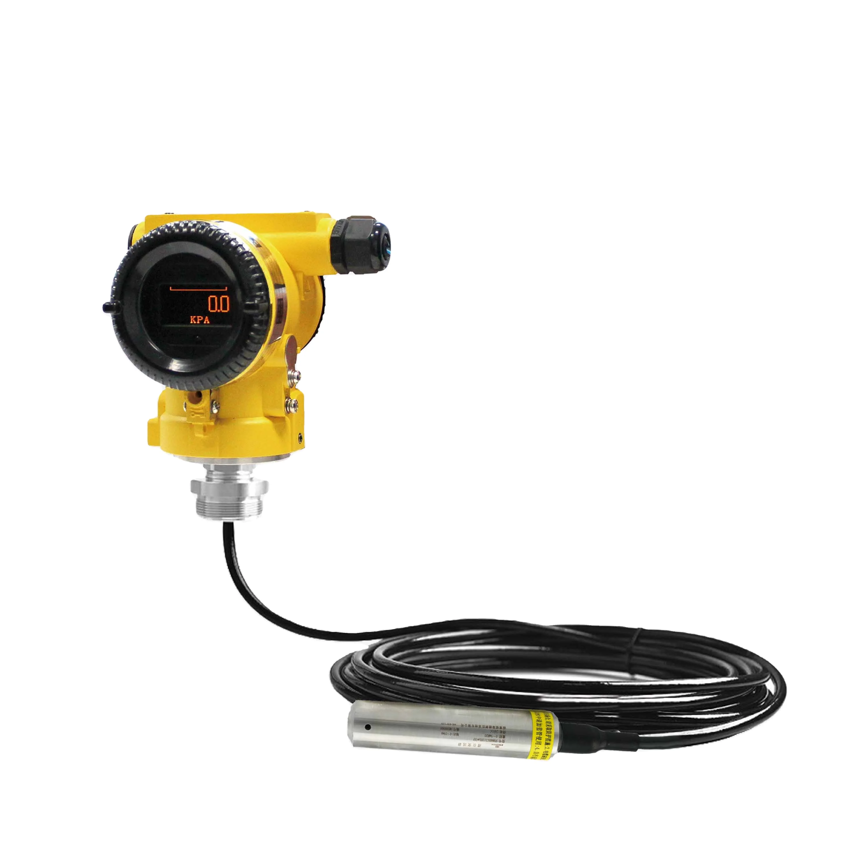 Submerged 420ma Submersible Hydrostatic Level Sensor With Transmitter ...