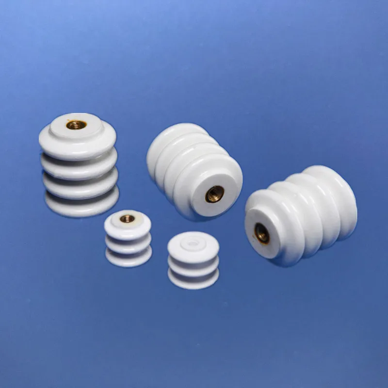 High Voltage Wear Resistant Ceramic Insulator Bushing Spacers
