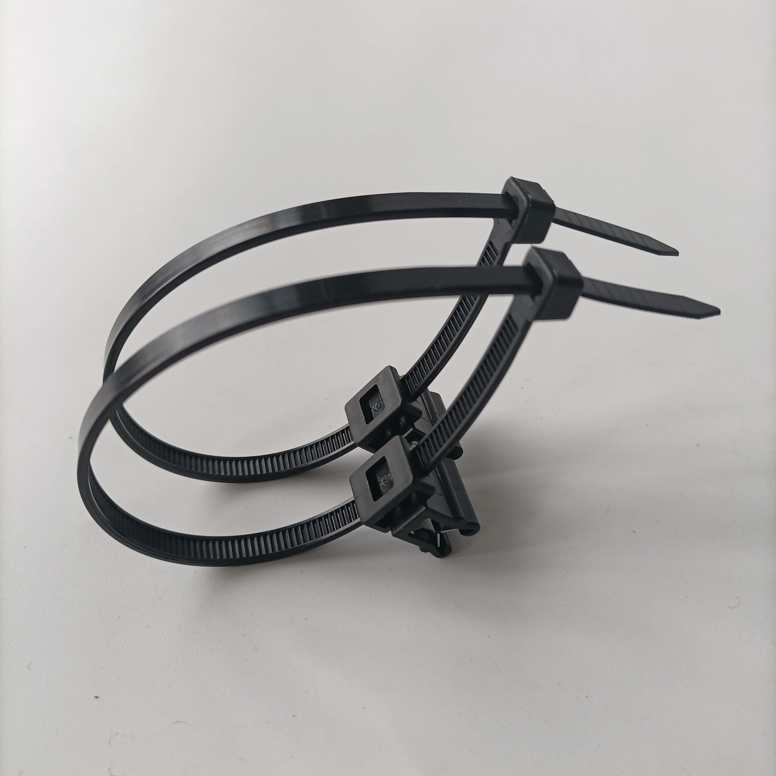 100 Pcs Edge Clips Cable Ties 46 X 200 Mm Pv Panel Solar Self-locking ...