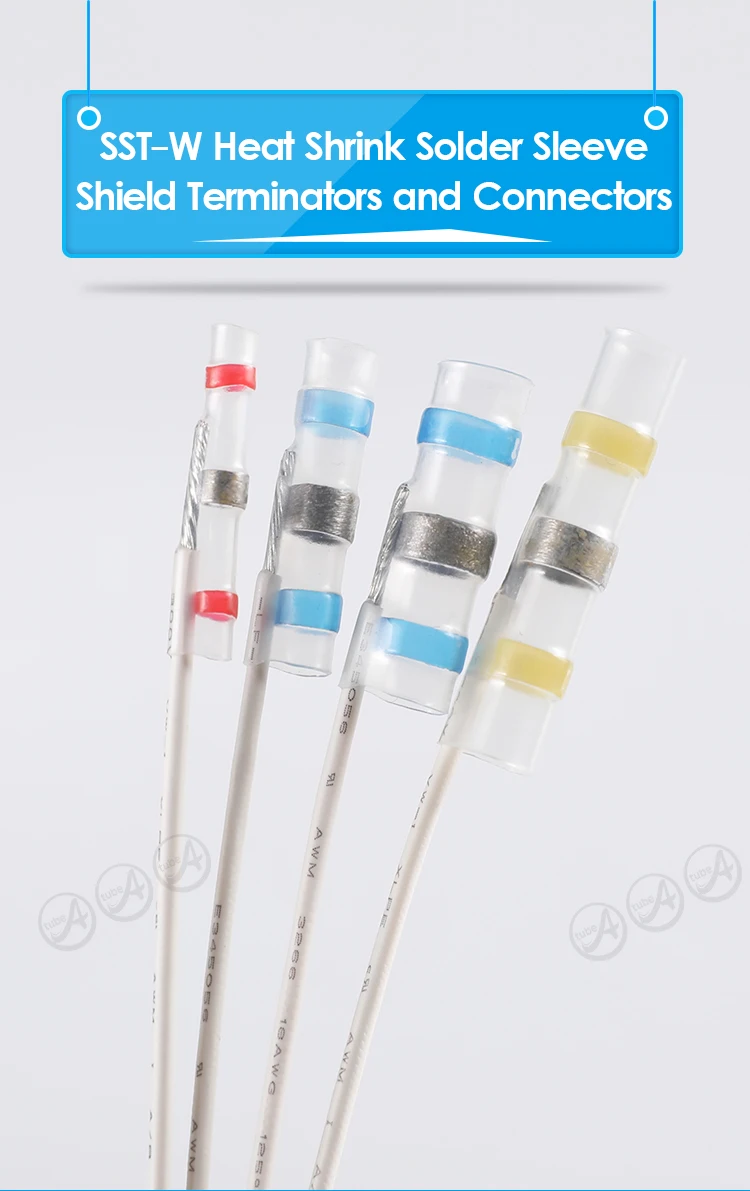 Heat Shrink Solder Sleeve Shield Terminators And Connectors - Buy ...