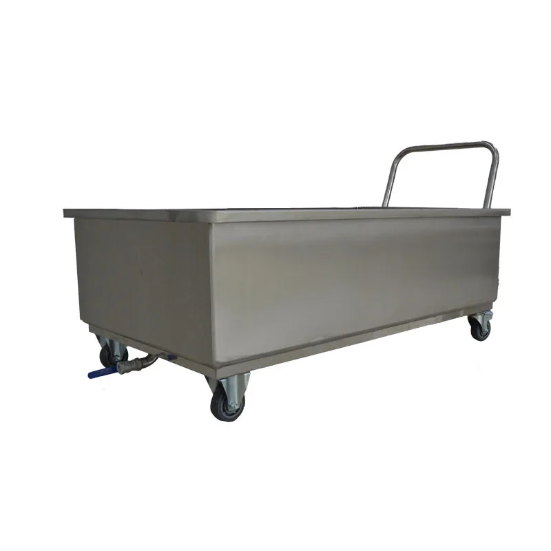 304 Stainless Steel Service Trolley for Meat Transport