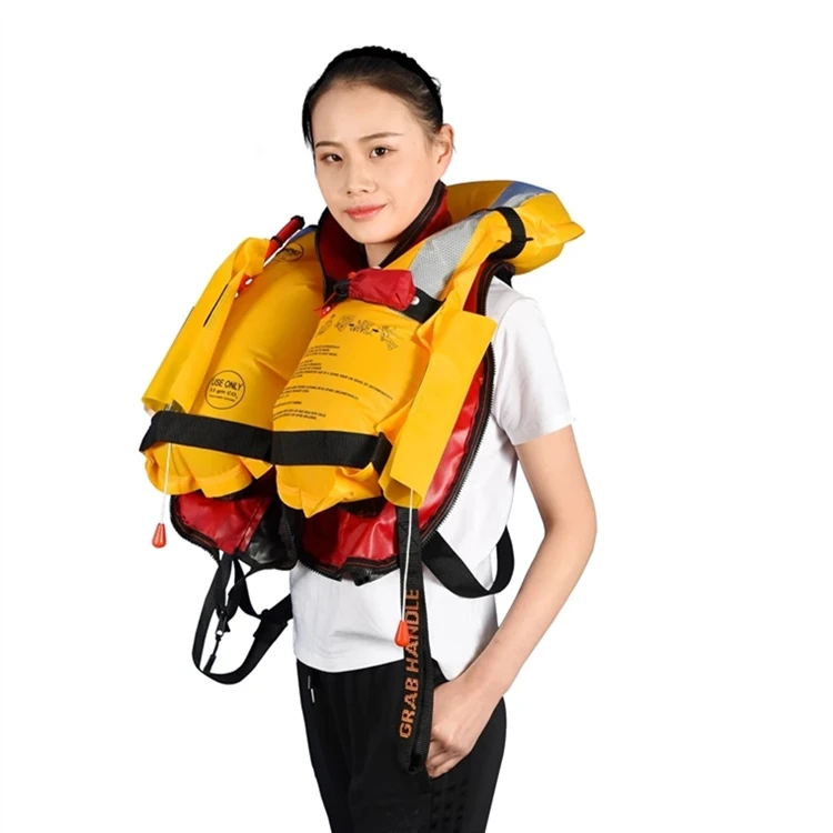 275n Double Chambers Inflatable Life Jacket With Solas Med/ec ...