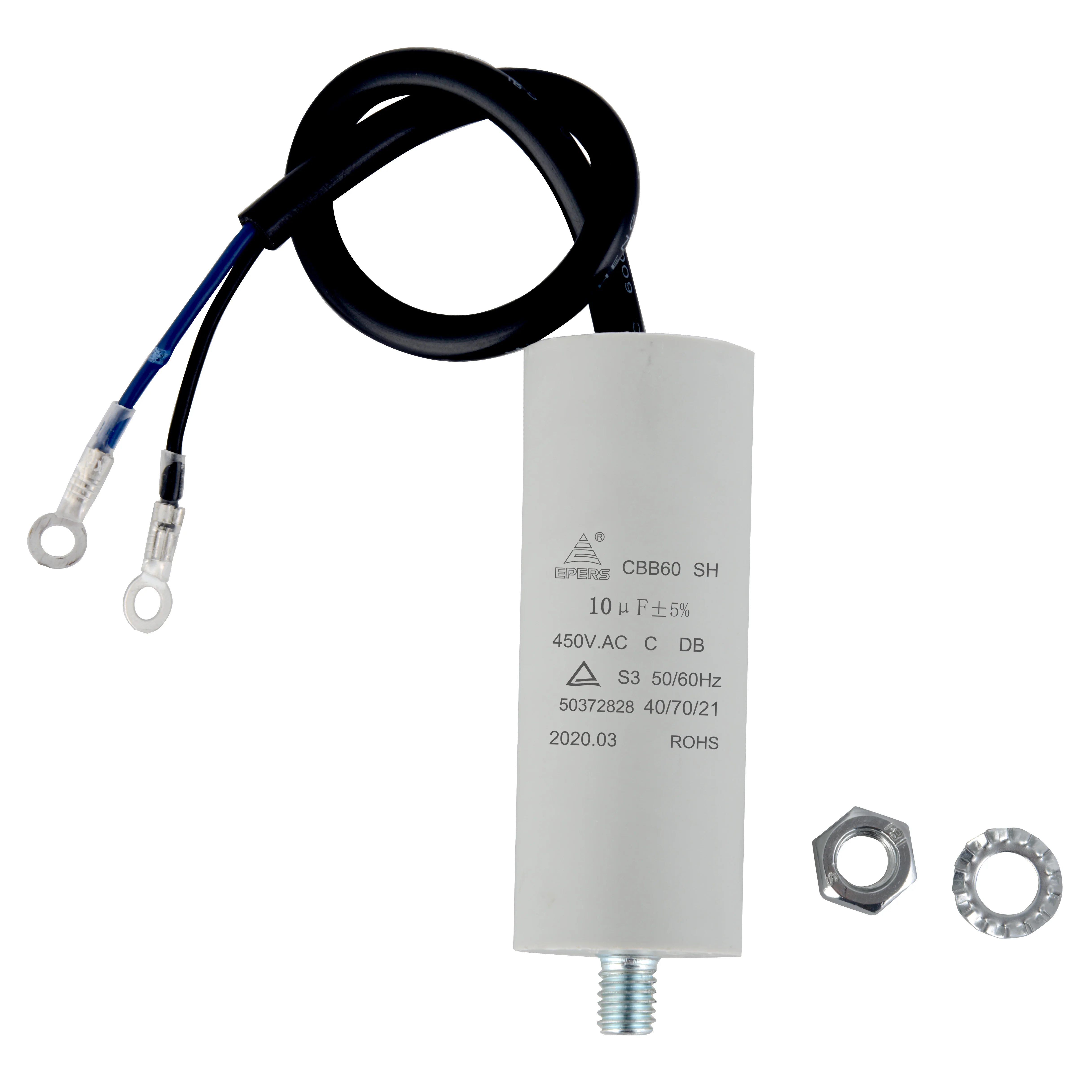 Washing Machine Motor Capacitor - CBB60 25uf 500vac