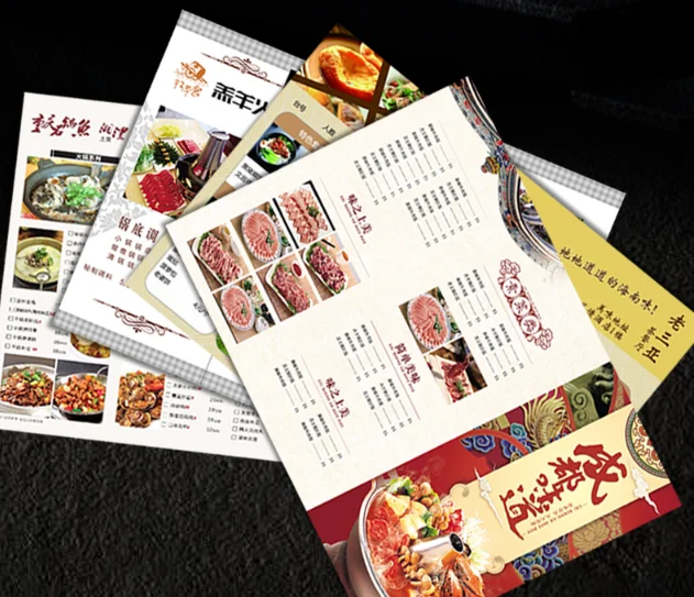 Menu Folders Food List Menu Covers Coffee Restaurant Menu Folder - Buy ...