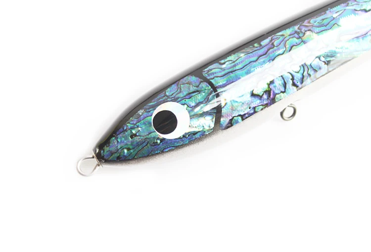 WDL043 Wooden Lures with Abalone Pattern - Fishing Excellence