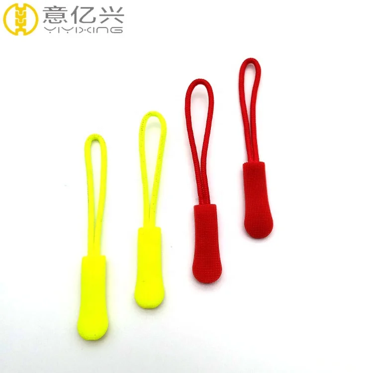 Custom Soft Rubber Embossed PVC Zipper Pullers for Bags