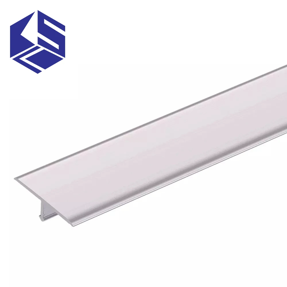 Foshan Decoration Aluminum Profiles T-shape Flooring Trim Flexible ...