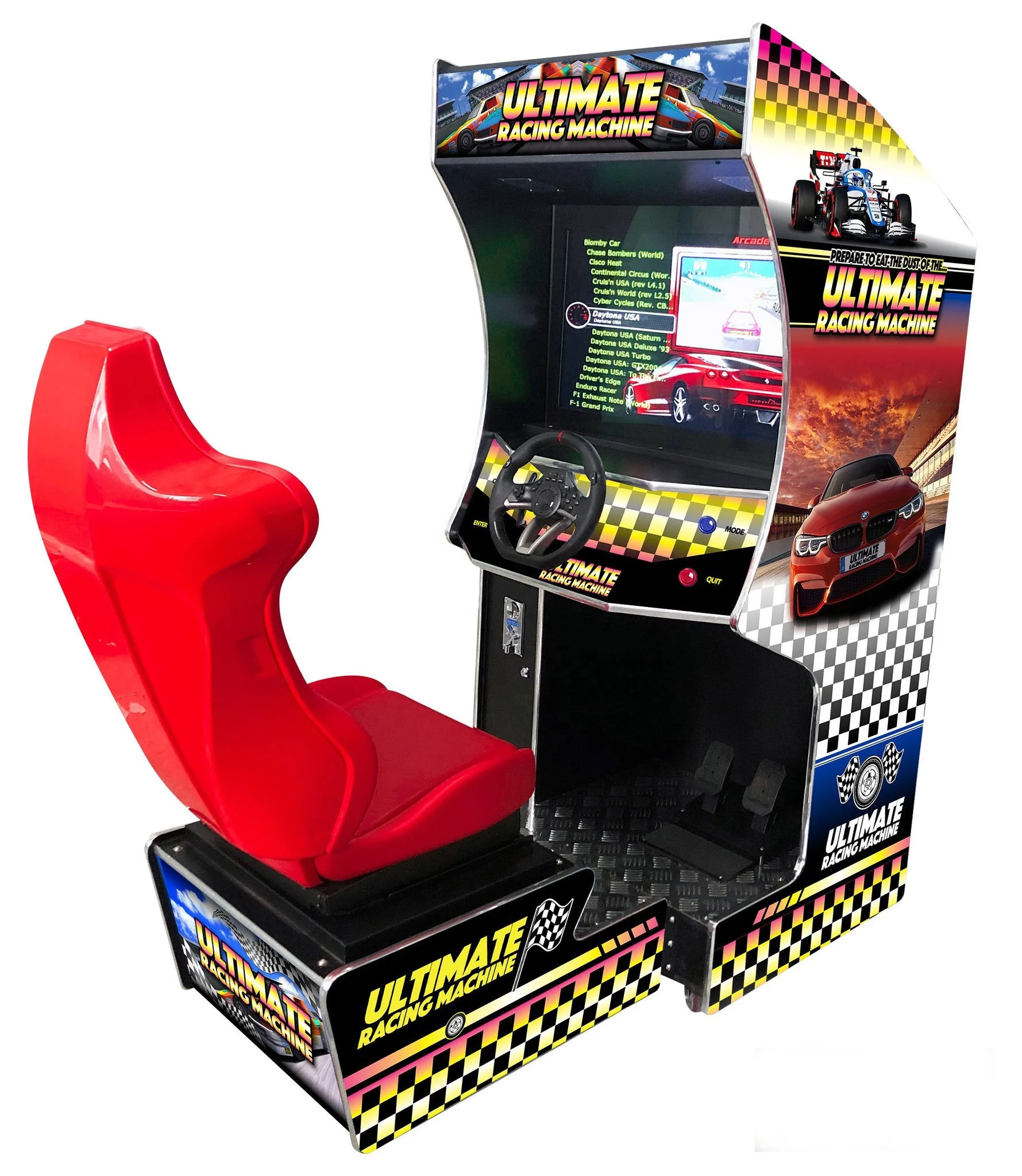 140 Racing Games In 1 Arcade Machine With Seat - Buy Racing Games ...