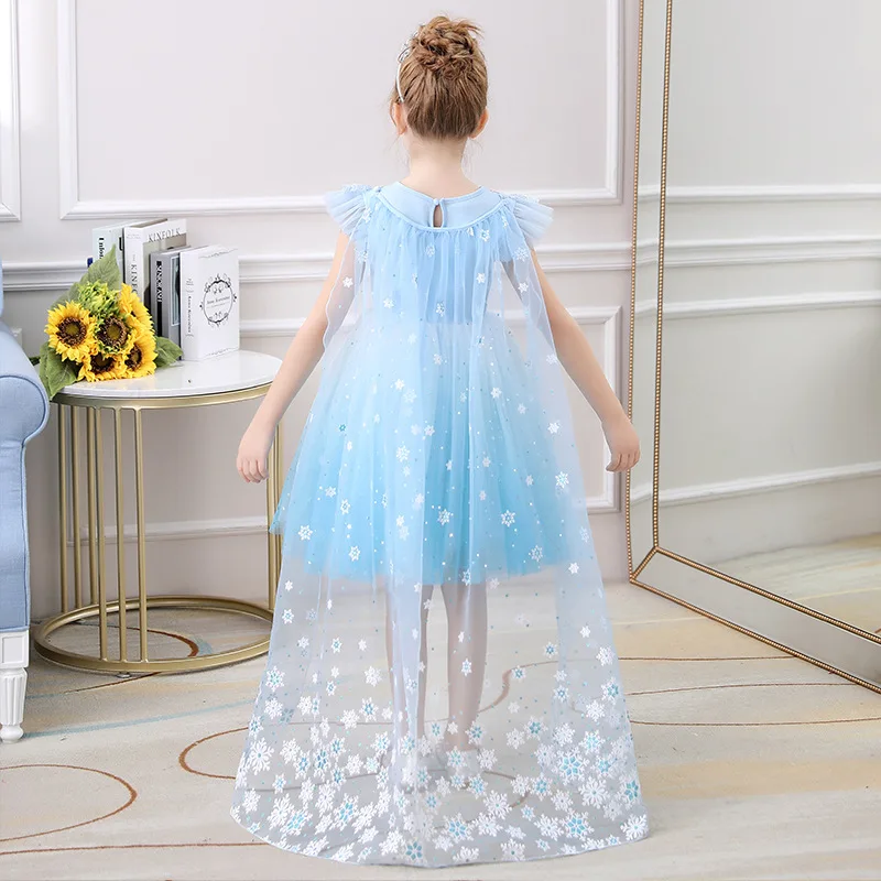 2021 New Kids Alsa Dress Smock Children Girls Princess Dress School ...
