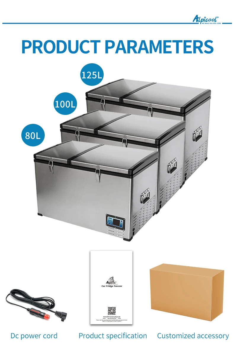 Alpicool Bcd Series 12v Chest 80l Cooler Freezer Dc Fridge And Freezers ...