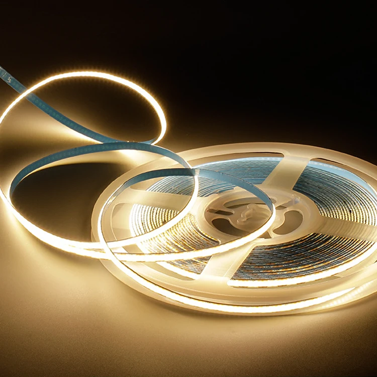 Ultra Fine 3mm Wide Cob Led Strip Flexible 12V24V High Brightness ...