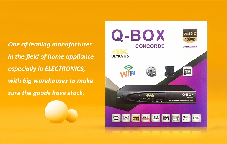 Concorde Factory Wholesale Price Decoder Q-box Combo S2+t2+c Dvb ...