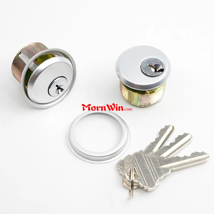 American Type Rim Round Brass Cylinder Replacement Rim Lock Safe Key ...