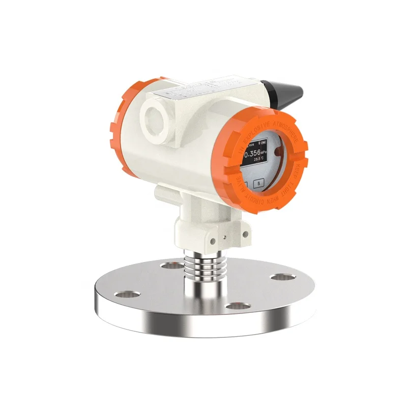 4G WIFI Zigbee LoRa Wireless IoT Flange Liquid Level Transmitter Differential Single Crystal ...